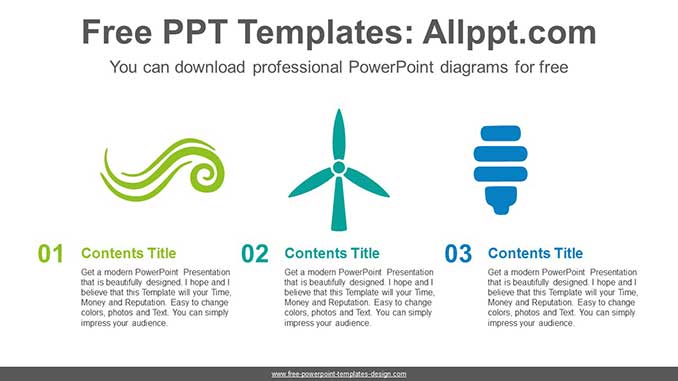 Wind Energy Change PowerPoint Diagram - Slidesgo templates