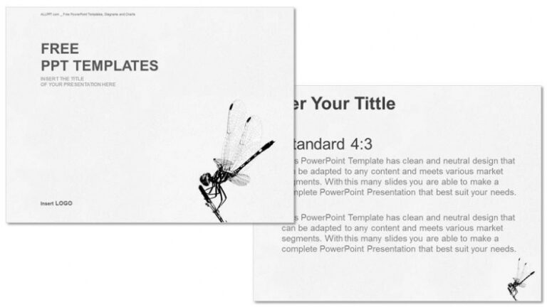 Dragonfly-Nature PowerPoint Templates - Slidesgo templates