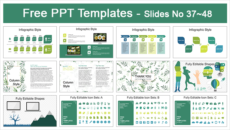 Natural Leaf PowerPoint Templates - Slidesgo templates