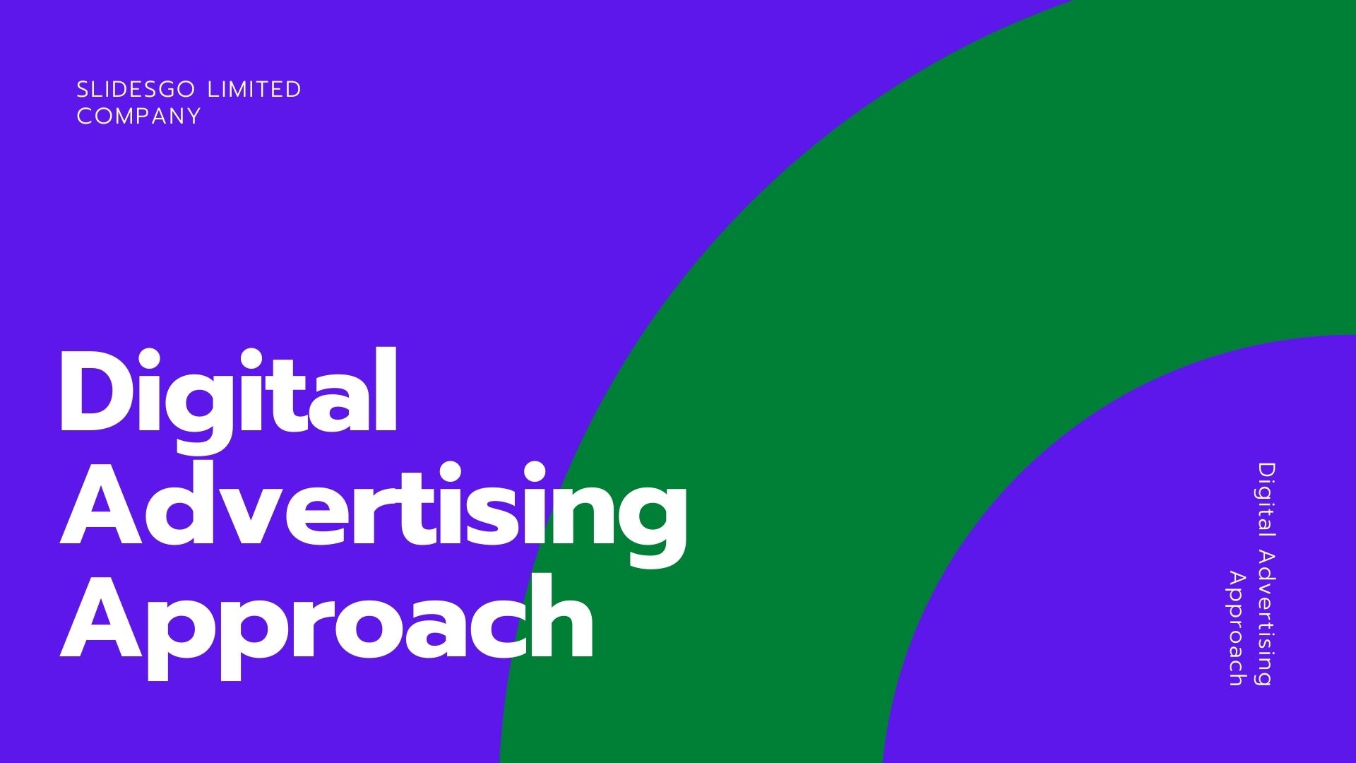 Digital Advertising Approach - Slidesgo templates