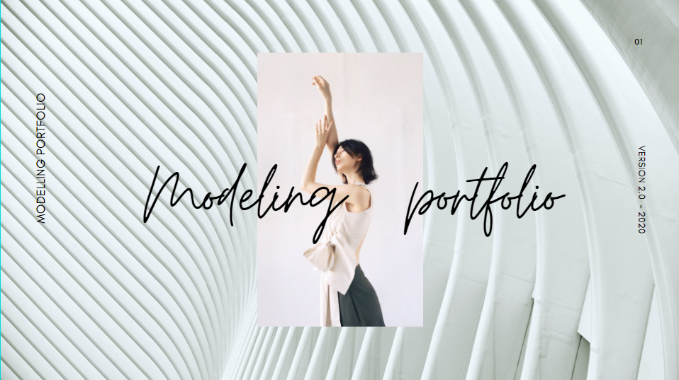 Modeling Portfolio - Slidesgo templates