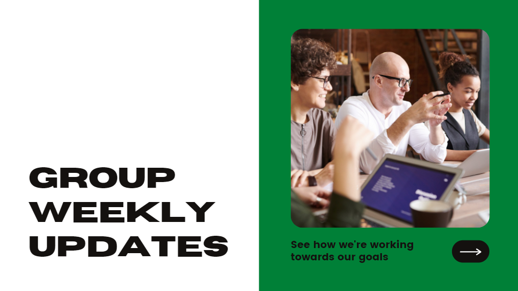 Group Weekly Updates - Slidesgo templates