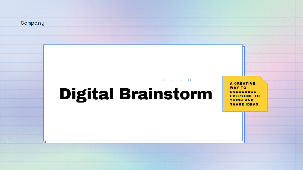 Digital Brainstorm - Slidesgo templates